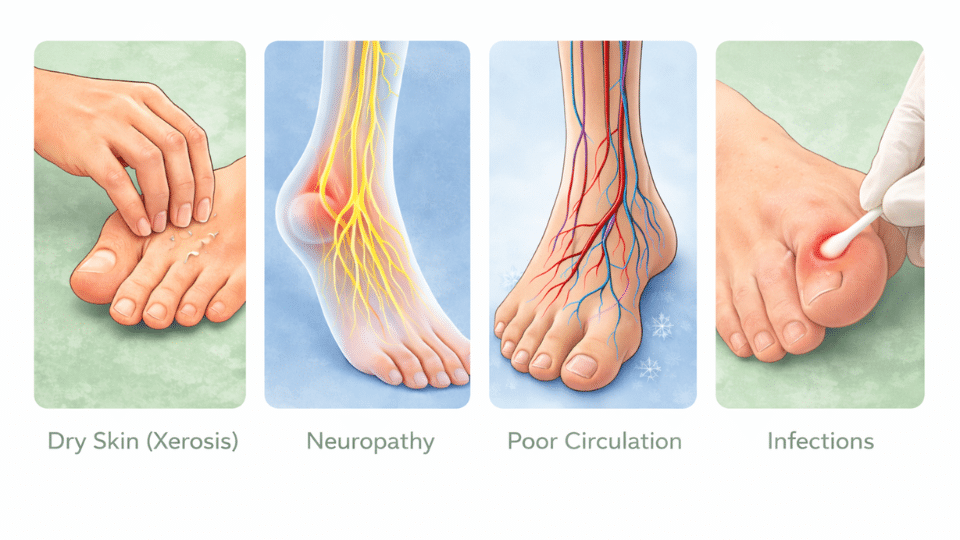 Itchy Feet and Diabetes | Fall Creek Foot & Ankle
